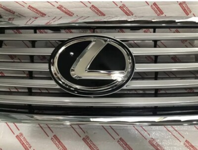 *NEW LEXUS LS460 FRONT GRILLE EMBLEM OEM 2007-2012 w/ PRE CRASH RADAR ...