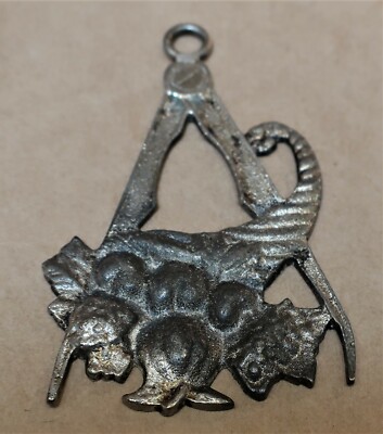 VINTAGE FREEMASON MASONIC COLLAR MEDAL JEWEL CORNUCOPIA & COMPASS #1 | eBay