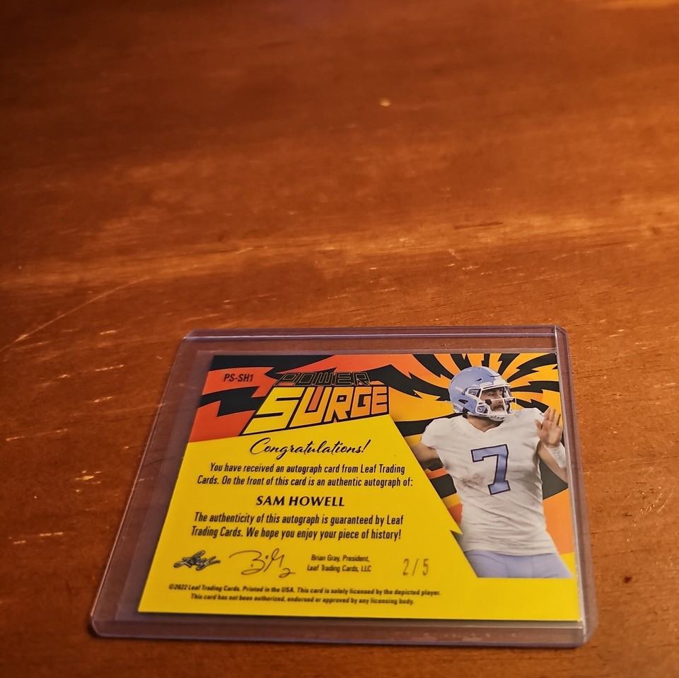 sam howell autograph card Pro Set #2/5 | eBay