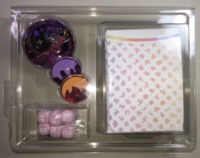 Pokemon 151 UPC Accessories: Mew Coin + Dice + Status Coin + Deck Box ...