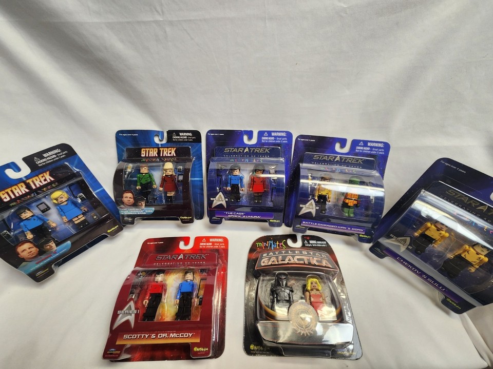 Art Asylum MiniMates from Star Trek and Battlestar Galactica - 7 sets ...