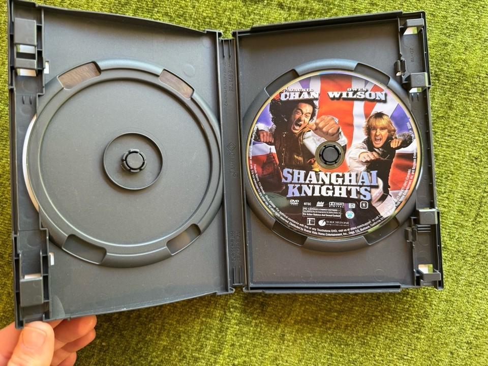 RARE Y2K Blockbuster Video DVD Movie Rental Case W/ Shanghai Knights ...