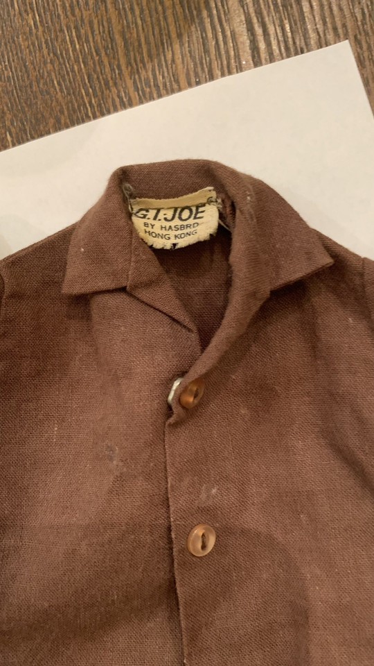 Vintage GI JOE Clothing Life Vest,Camo Long Sleeve Shirt, Brown Pants ...