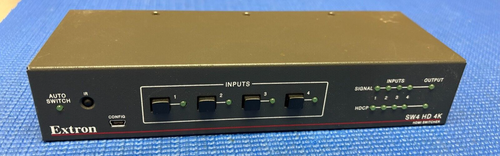 EXTRON SW4 HD 4K HDNI SWITCHER (NO POWER SUPPLY) | eBay