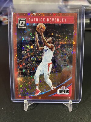 2018-19 Panini Optic Patrick Beverley Red Disco PRIZM /85 LAC Fast ...