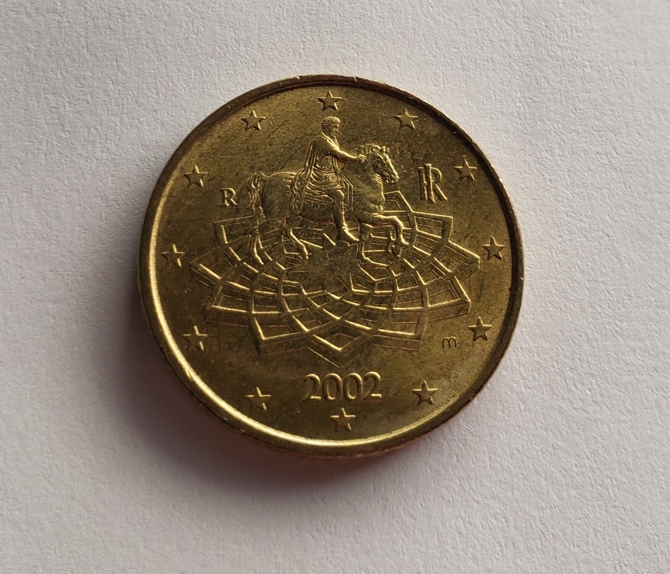 2002 ITALY -50 Euro Cent- Coin | eBay