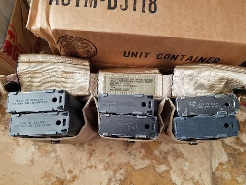 USGI OCP Molle II Bandoleer 6-Mag Pouch, Plus 2 ACU, 2 DCU Bandoliers ...