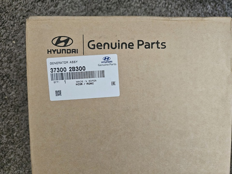 OEM 2012-2015 Hyundai, Kia Accent, Rio, Veloster Alternator 37300-2B300 ...