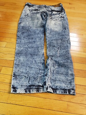 WT02 STRAIGHT FIT BLUE DENIM JEANS SIZE 38x 32 - NWT | eBay