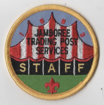 National Jamboree Trading Post Services Staff BSA Patch YLW Bdr. [JM625 ...