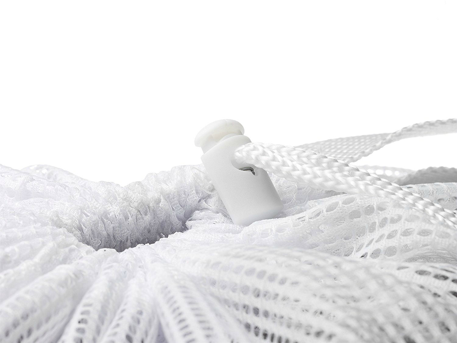 Nylon Mesh Laundry Bag FULL SIZE 24"X36" Locking Drawstring White | eBay