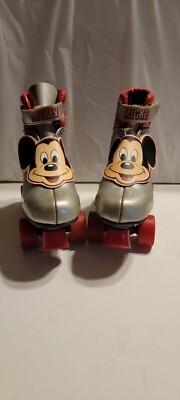 Vintage Disney Mickey Mouse Roller Skates Children Size 1. | eBay
