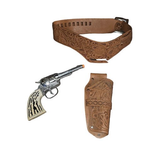 Vintage Fanner Mattel Shootin Shell Cap Gun Holster & Belt See ...