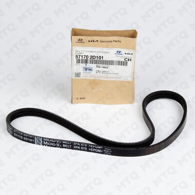 Hyundai Kia Power Steering Pump Belt 57170-2D101 Genuine | OE | 1 Year ...