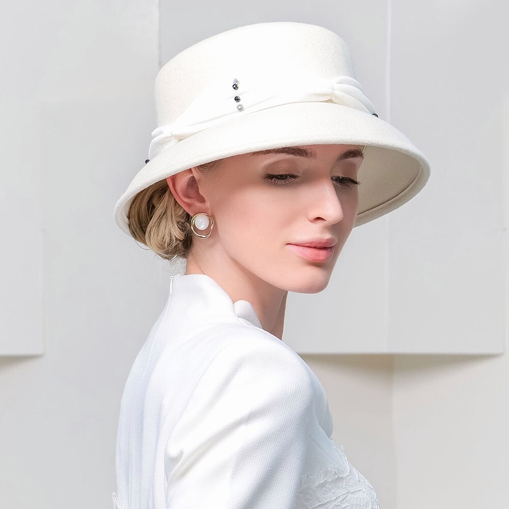 White Formal Hats For Women