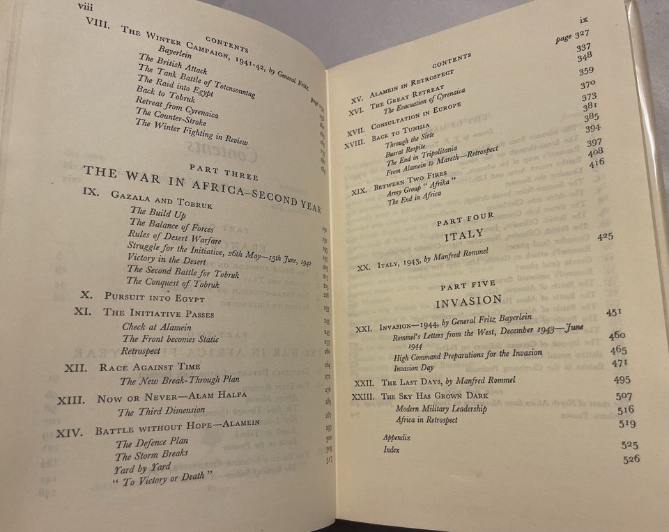 Liddell Hart THE ROMMEL PAPERS First Edition 1953 Collins WW2 Germany ...