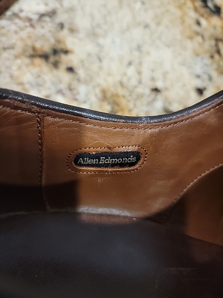 Allen Edmonds Strand Men's Size 11.5 D Cap Toe Oxford 1635 Walnut ...