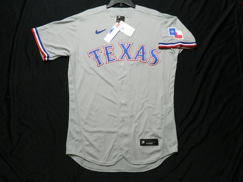 Authentic Texas Rangers Elite Flex Base Road Gray Jersey 44 Reg.$347 | eBay