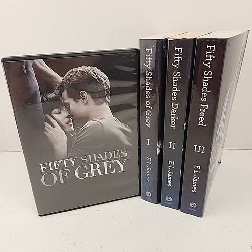 Books & DVD Movie: Fifty 50 Shades of Grey Trilogy Series PB By E L ...