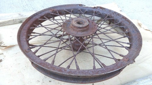 Vintage Model T Ford WIRE SPOKE WHEEL for 21" rim Original 48 spokes | eBay