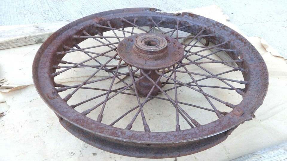 Vintage Model T Ford WIRE SPOKE WHEEL for 21" rim Original 48 spokes | eBay