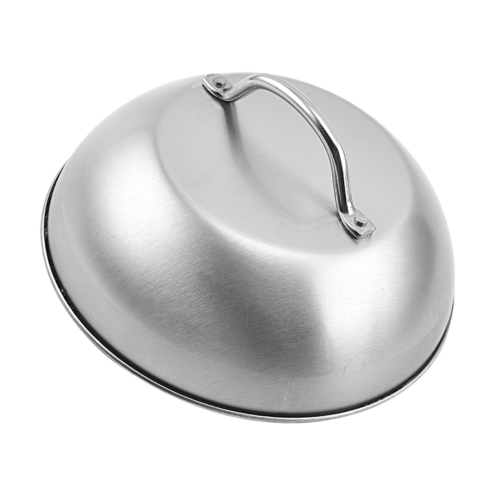 Cooking Lid Smooth Surface Anti-splash Stainless Steel Western Food ...