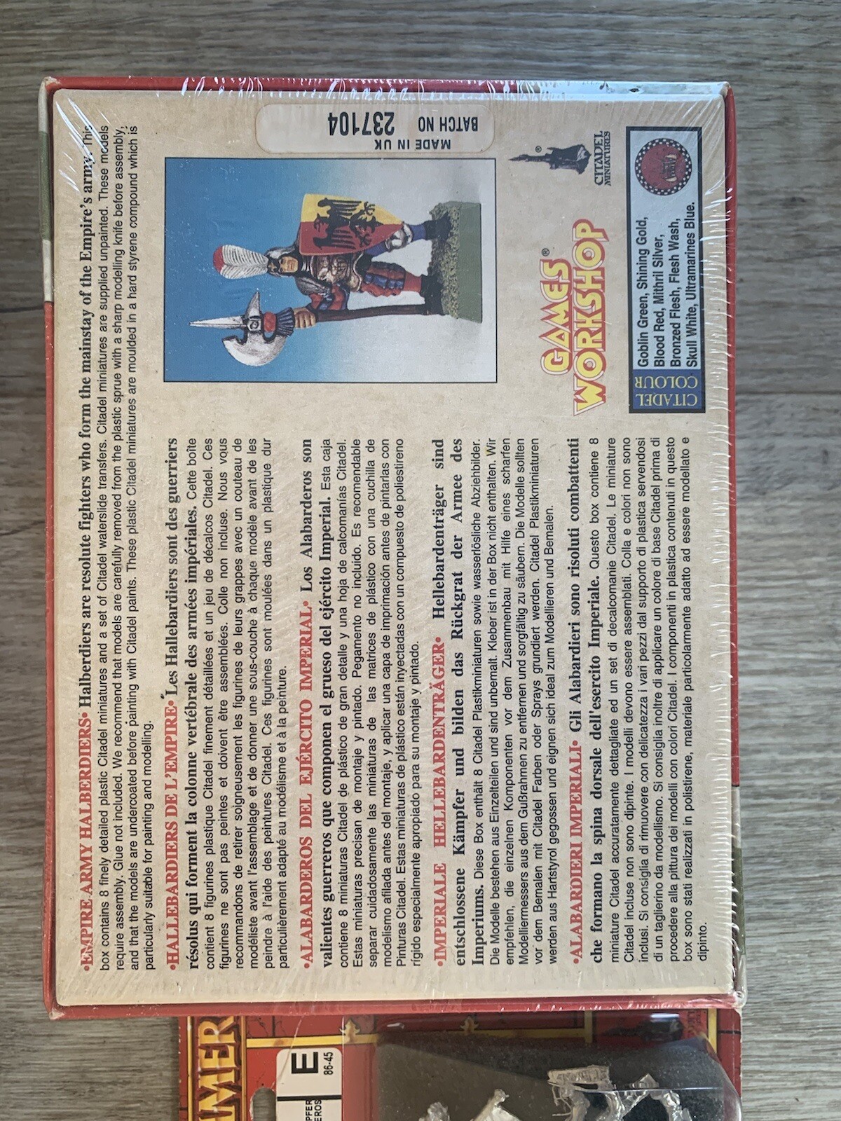 Warhammer Empire Army Sealed Boxes And Blisters Exceptional Rare NIB ...