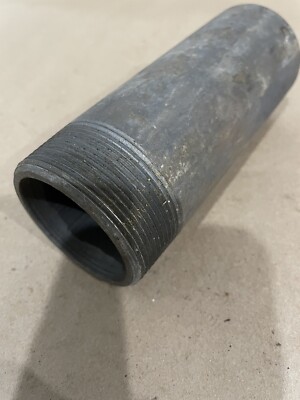 Extra Heavy XXS Pipe Nipple Schedule 80 Black Carbon Steel Threaded 2 ...