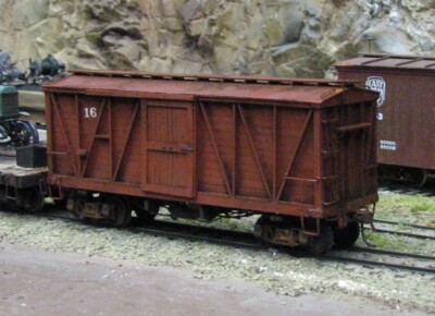 On3 /On30 PEACH BOTTOM 24' OUTSIDE BRACED BOX CAR WISEMAN MODEL ...