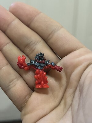 Mighty Max Blasts Magnus Lava Lord figure 1992 Blue bird Dark Metal ...