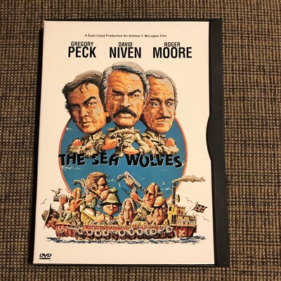The Sea Wolves (DVD, 1999) 1980 David Niven Roger Moore Gregory Peck ...