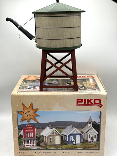PIKO G Scale Model Railway Old West Water Tower Outdoor Building L/N In ...