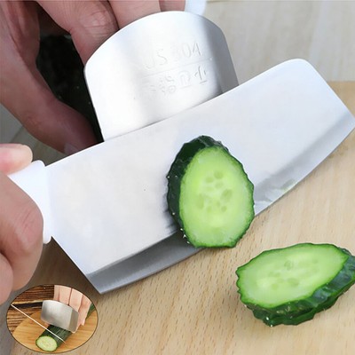 Shield Kitchen Safety Finger Guard Stainless Steel Hand Protector Cut ...