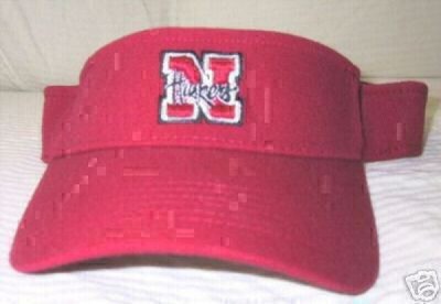 NEBRASKA CORNHUSKERS VISOR BEANIE HAT CAP ONE SIZE RED | eBay