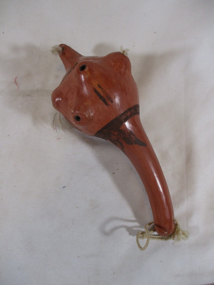 Rare Vintage - Hopi Pottery - Mudhead Rattle - 8" X 4" | eBay