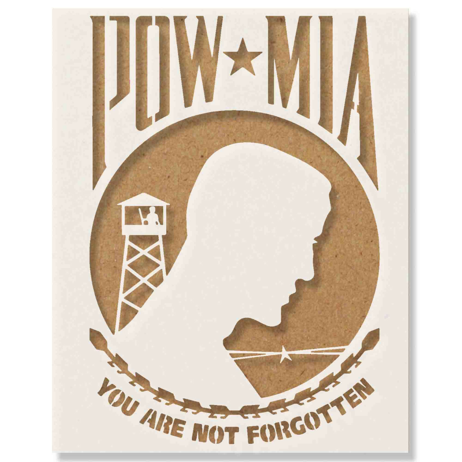 POW MIA Stencil – Reusable & Durable – 10 Mil High Quality Mylar | eBay