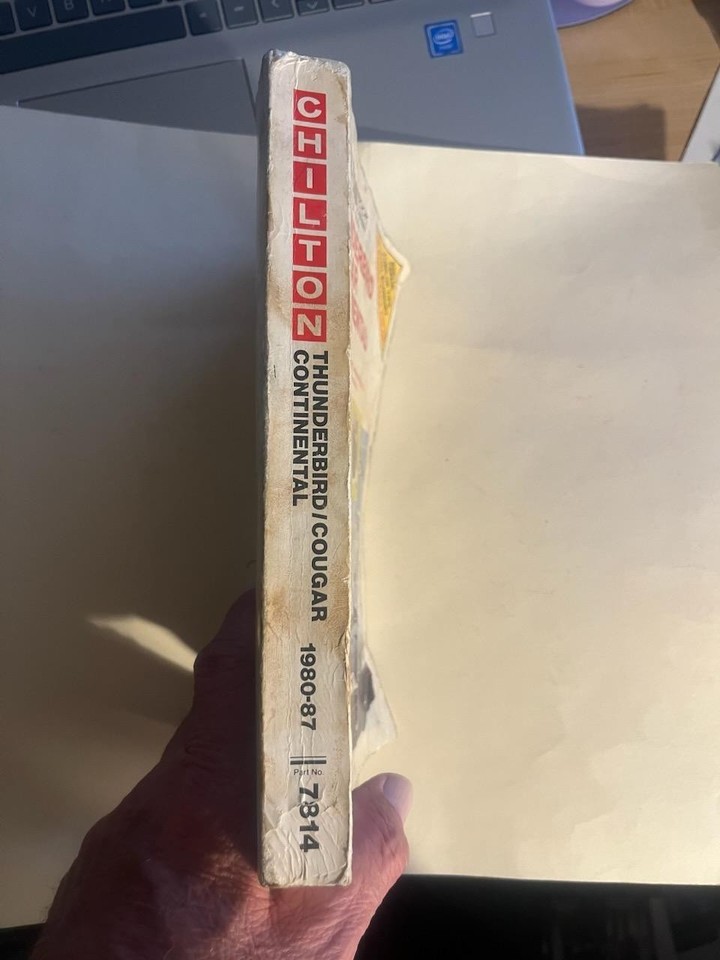 Thunderbird Cougar Continental-Mark VII, 1980-87 Chilton Manual Ford ...