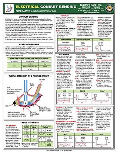Electrical Conduit Bending Quick-Card : A Unique Quick-Reference Guide ...