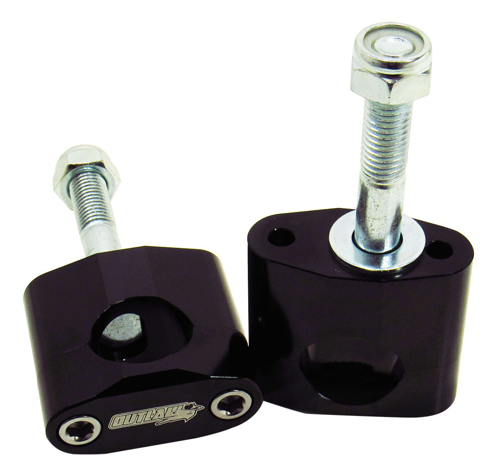 Outlaw Racing Universal Motorcycle Handlebar Risers Mounting Clamp ...