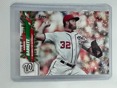 Aaron Barrett 2020 Topps Holiday Baseball - #HW189 - Washington ...