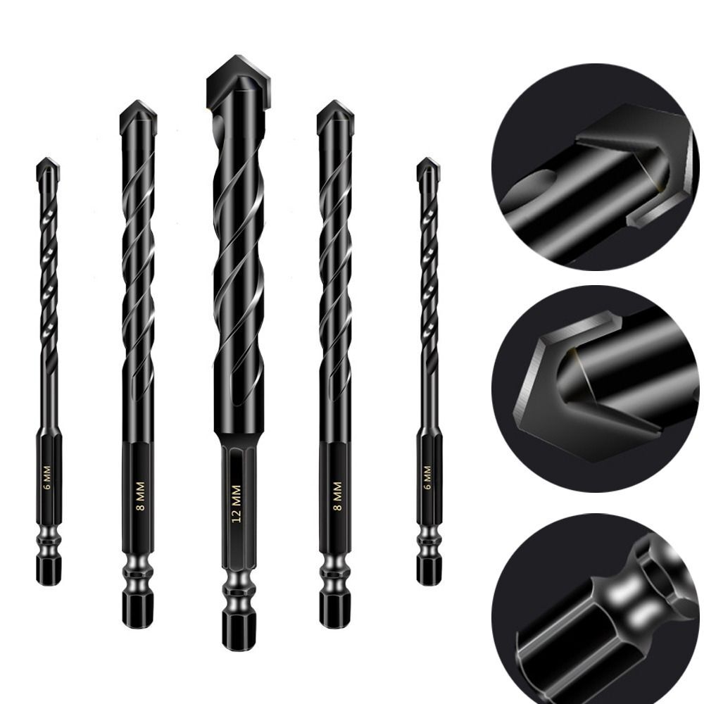 Cement Walls Hole Opener Ceramics Drill Bit Triangular Drill Drilling ...