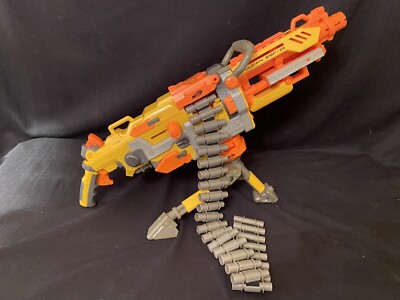 NERF N STRIKE VULCAN EBF 25 - MACHINE GUN, AMMO BELT, TRIPOD, STRAP ...