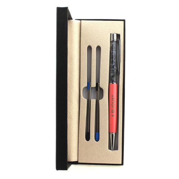 Stones And Minerals. Raw Sapphire Mineral Pen Madagascar. Salmon Pink ...