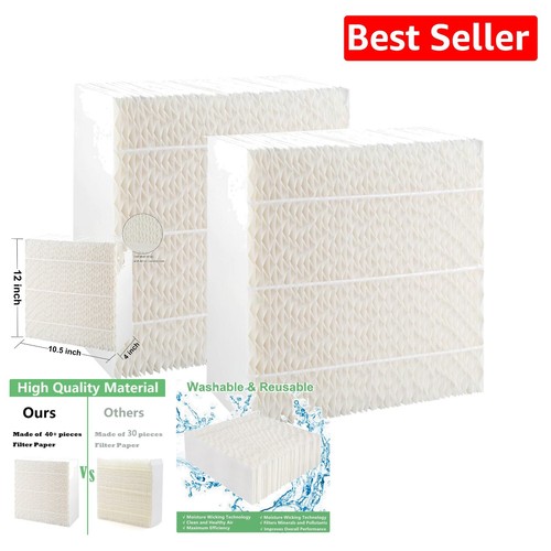 Efficient 2-Pack Humidifier Replacement Filters for Essick Air and ...