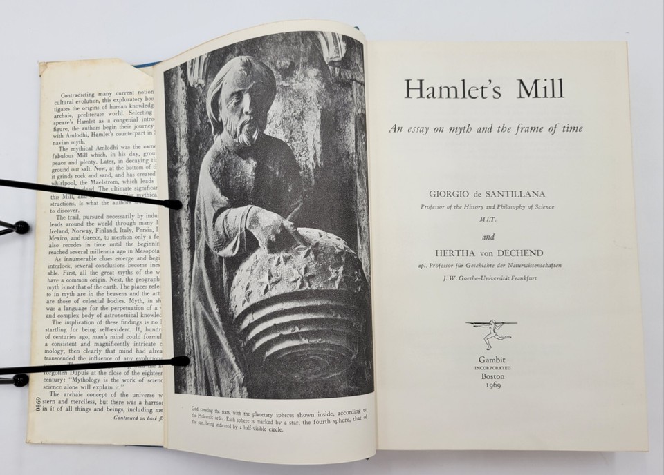 Hamlet’s Mill An Essay On Myth & The Frame Of Time De Santillana 1969 ...
