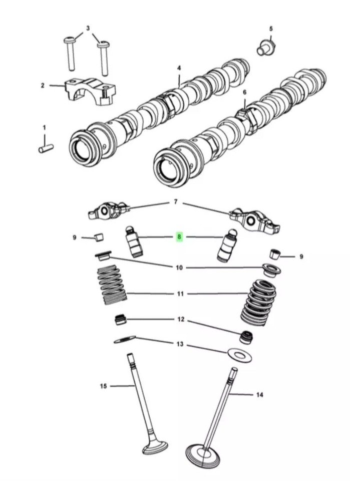 (24)OEM MOPAR 11-2021 JEEP DODGE CHRYSLER 3.6L PENTASTAR VALVE LIFTERS ...
