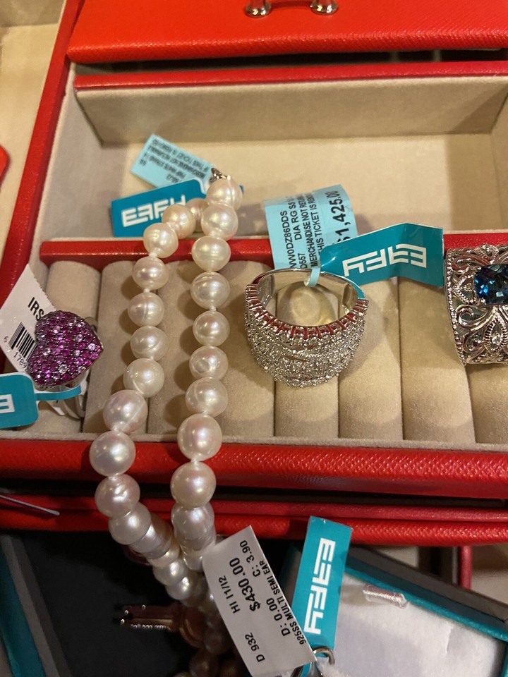 NEW! EXQUISITE EFFY ASSORTMENT SET! GREAT GIFTS! EARRINGS, RINGS & MORE ...