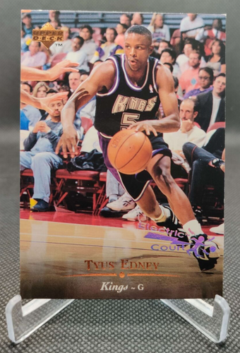 1995 Upper Deck Electric Court #305 Tyus Edney Sacramento Kings ...