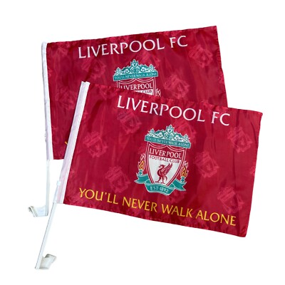 Premier League Car Accessories Official Liverpool FC Car Flag 2-Pack ...