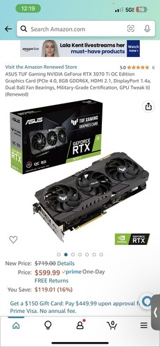 GeForce RTX 3070 TI BRAND NEW IN BOX | eBay